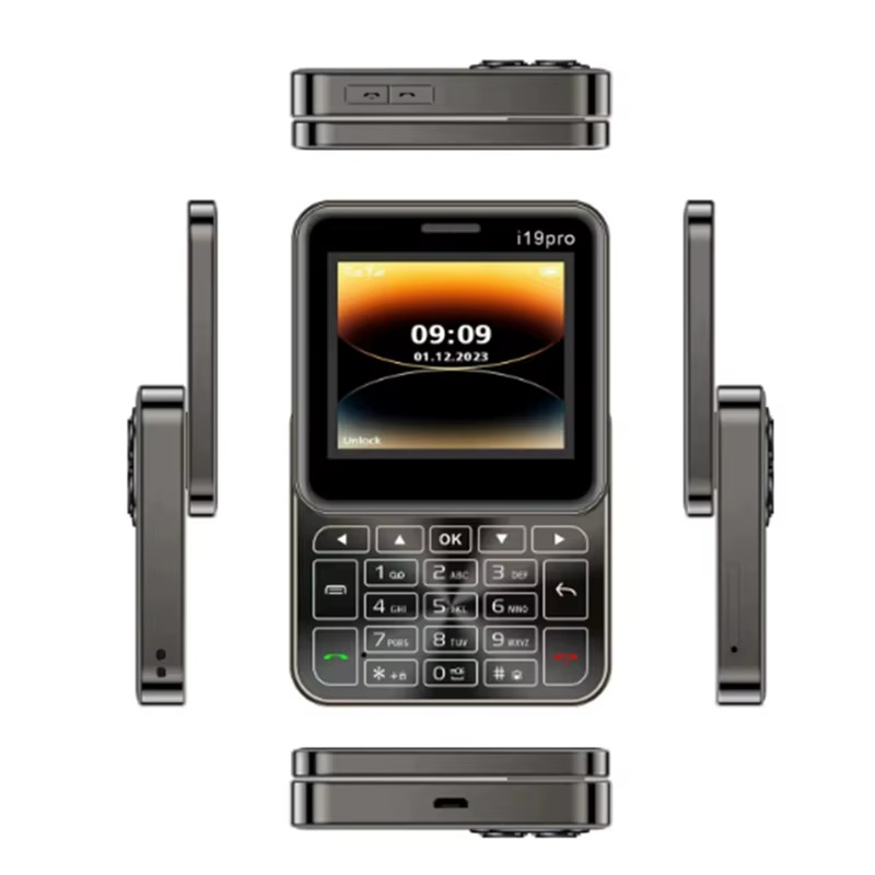 Telefon Mini Slide i19 Pro – Ecran 2.4 inch, Dual SIM, Camera, FM Radio ...
